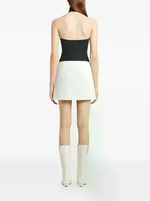 COURREGES Tweed Mini Skirt - White