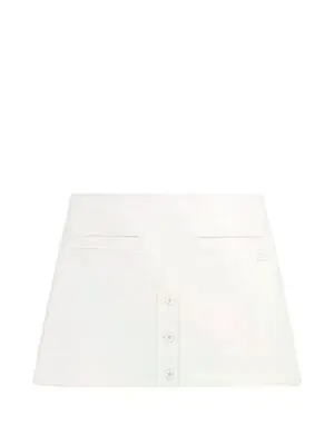COURREGES Tweed Mini Skirt - White