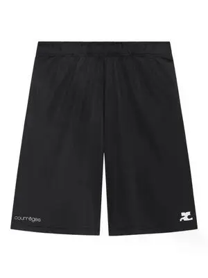 COURREGES Logo-detail Shorts