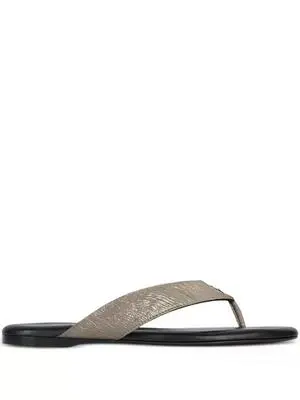 COURREGES Logo-detail Flat Sandals