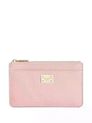 Dolce & Gabbana Logo-plaque Wallet - Pink