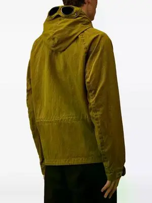 C.P. COMPANY Mixed Goggle Jacket - Green