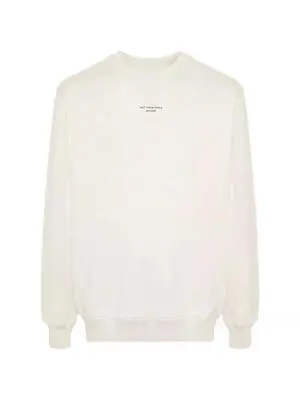 Drole De Monsieur Cotton Sweatshirt - Neutrals