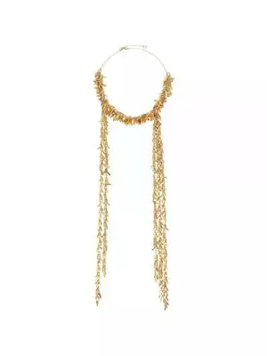 Bimba Y Lola Chain Fringe Necklace - Gold