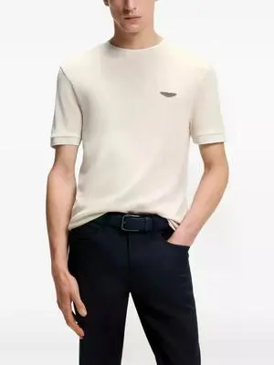 BOSS X Aston Martin T-shirt In Wool-cotton Jacquard