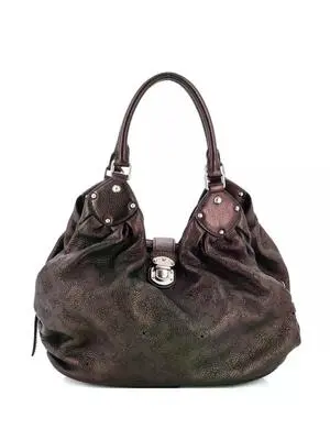 LOUIS VUITTON Mahina Leather Hobo Bag - Brown