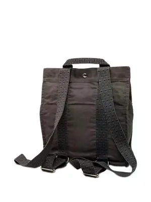 Hermès Herline Mm Canvas Backpack 1990-2010