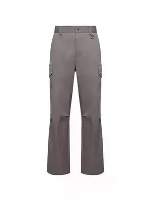 Moncler Cargo Gabardine Trousers - Grey
