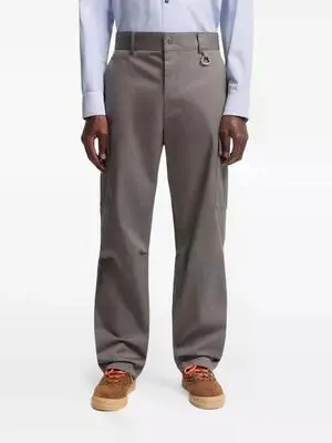 Moncler Cargo Gabardine Trousers - Grey
