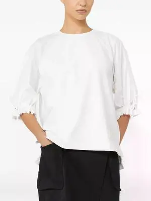 Max Mara Ruffled-sleeve Top