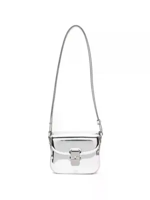 A.p.c. Turnlock Shoulder Bag - Silver