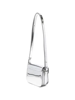 A.p.c. Turnlock Shoulder Bag - Silver