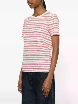 A.p.c. Striped Pocket T-shirt