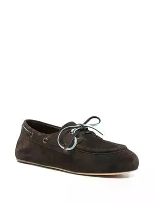 3JUIN Suede Boat Shoes