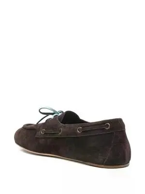 3JUIN Suede Boat Shoes