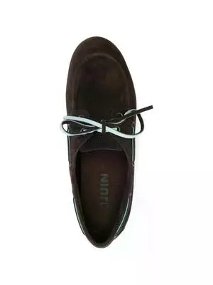 3JUIN Suede Boat Shoes