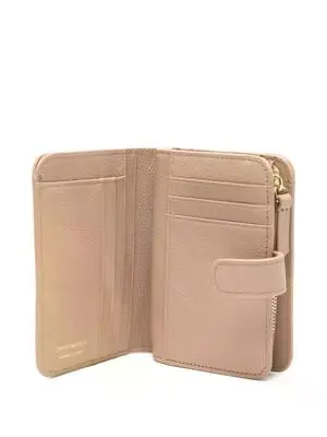 Emporio Armani Leather Wallet - Neutrals
