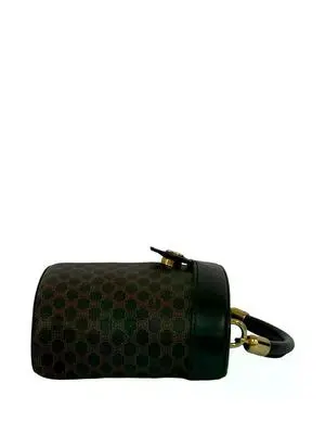 Celine 1996 Macadam Coated Canvas Vanity Bag