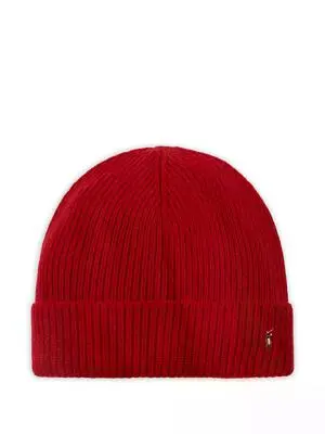 Polo Ralph Lauren Signature-cuff Beanie - Red
