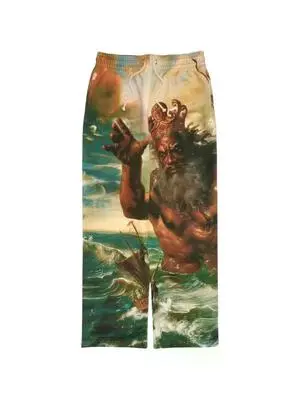 DENIM TEARS Printed Poseidon's Revenge Track Pants