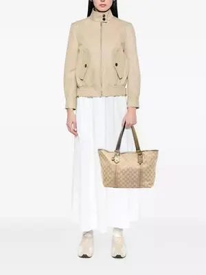 Gucci Gg Canvas Jolicoeur Tote Bag - Brown