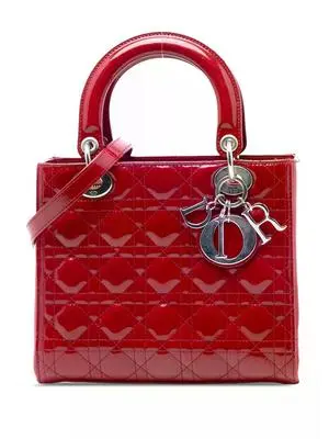 Dior 2012 Medium Lady Satchel - Red