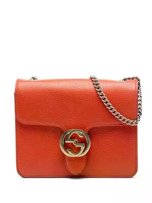 Gucci Interlocking G Crossbody Bag - Orange