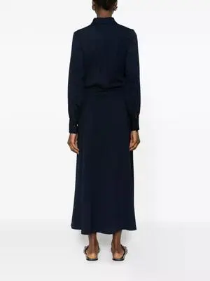 Kiton Polo-collar Maxi Dress