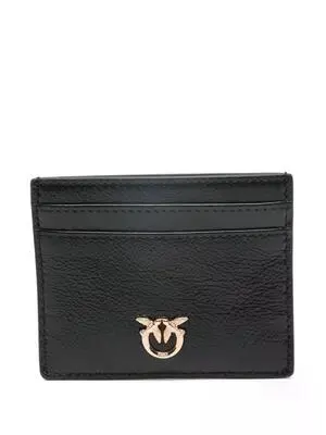 Pinko Logo-detail Card Holder - Black