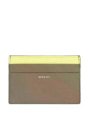 Paul Smith Colourblock Leather Card Holder - Black