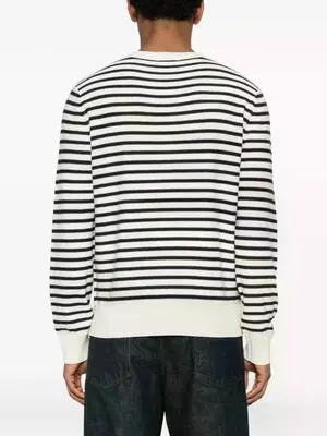 A.p.c. Striped Knitted Sweater - Neutrals