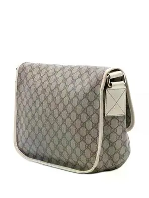 Gucci Gg Supreme Crossbody Bag - Brown