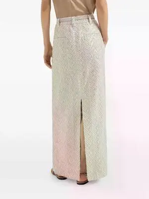 Brunello Cucinelli Maxi Skirt - Neutrals