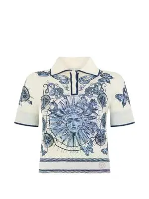 Philipp Plein Graphic-print Polo Shirt - Neutrals