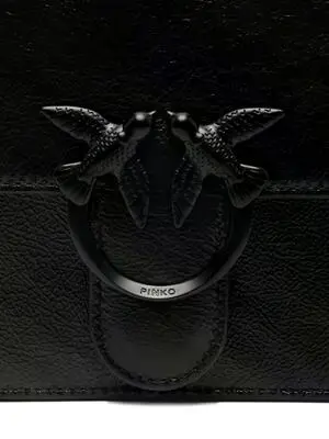 Pinko Love One Logo-plaque Tote - Black