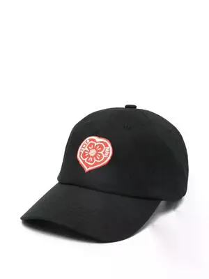 Kenzo Logo-appliqué Baseball Cap - Black