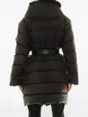 Ermanno Scervino Textured-trim Belted Coat