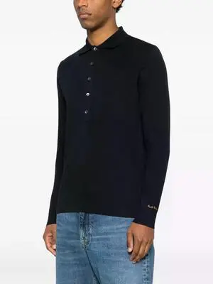 Paul Smith Long-sleeve Buttoned Polo T-shirt
