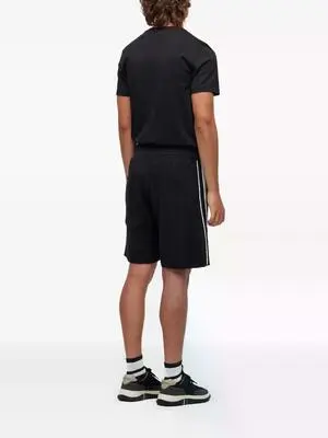 OSKLEN Ribbed Side-stripe Shorts