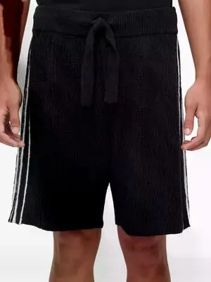 OSKLEN Ribbed Side-stripe Shorts