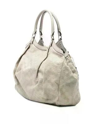 Gucci Large Sissima Sukey Tote Bag - White