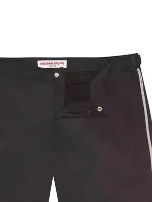 Orlebar Brown Bulldog Stripe-detail Swim Shorts - Grey