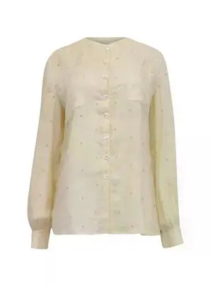Valentino Garavani Button-down Eyelet Shirt