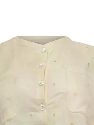 Valentino Garavani Button-down Eyelet Shirt