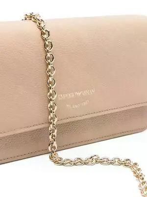 Emporio Armani Chain Leather Clutch