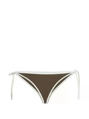 Brunello Cucinelli Self-tie Bikini Bottoms - Green