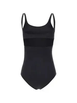 COURREGES Cut-out Logo Swimsuit