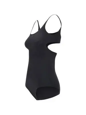 COURREGES Cut-out Logo Swimsuit