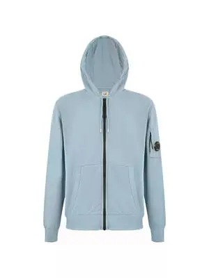 C.P. COMPANY Zip-up Hoodie - Blue
