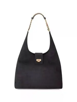 Elisabetta Franchi Embossed Chain Shoulder Bag